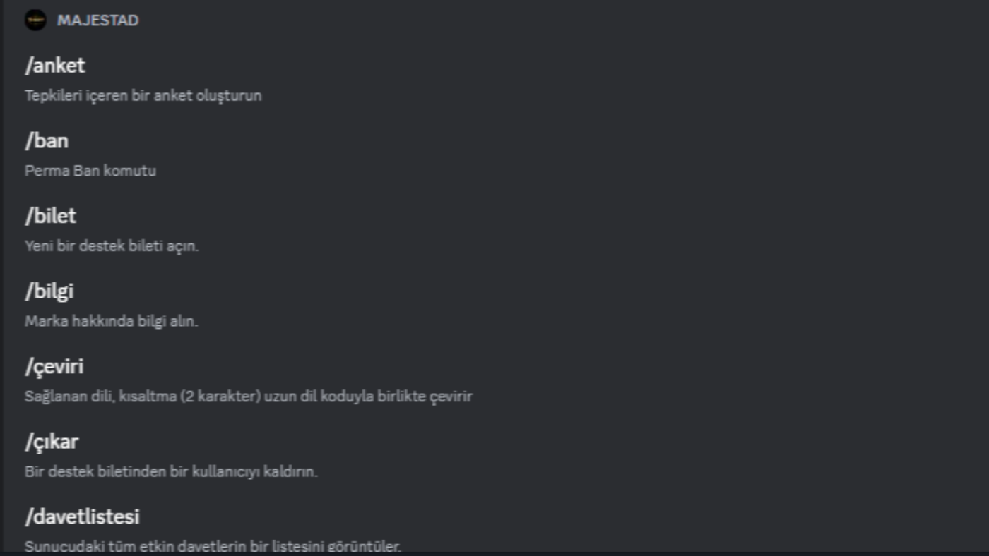 Satıyorum Private Gelişmiş Discord V13 Slash Bot